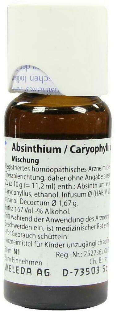 Weleda Absinthium Caryophylli Comp. 50 ml Dilution kaufen ...