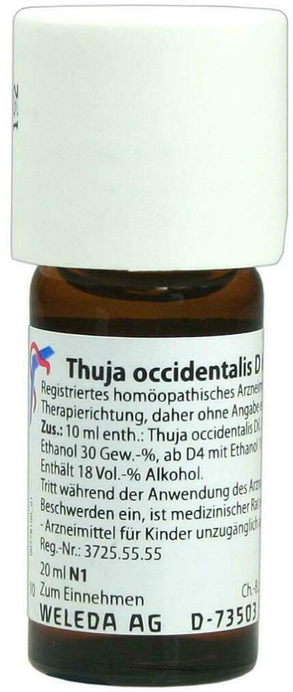 Weleda Thuja Occidentalis D6 Dilution 20 ml kaufen | Volksversand ...