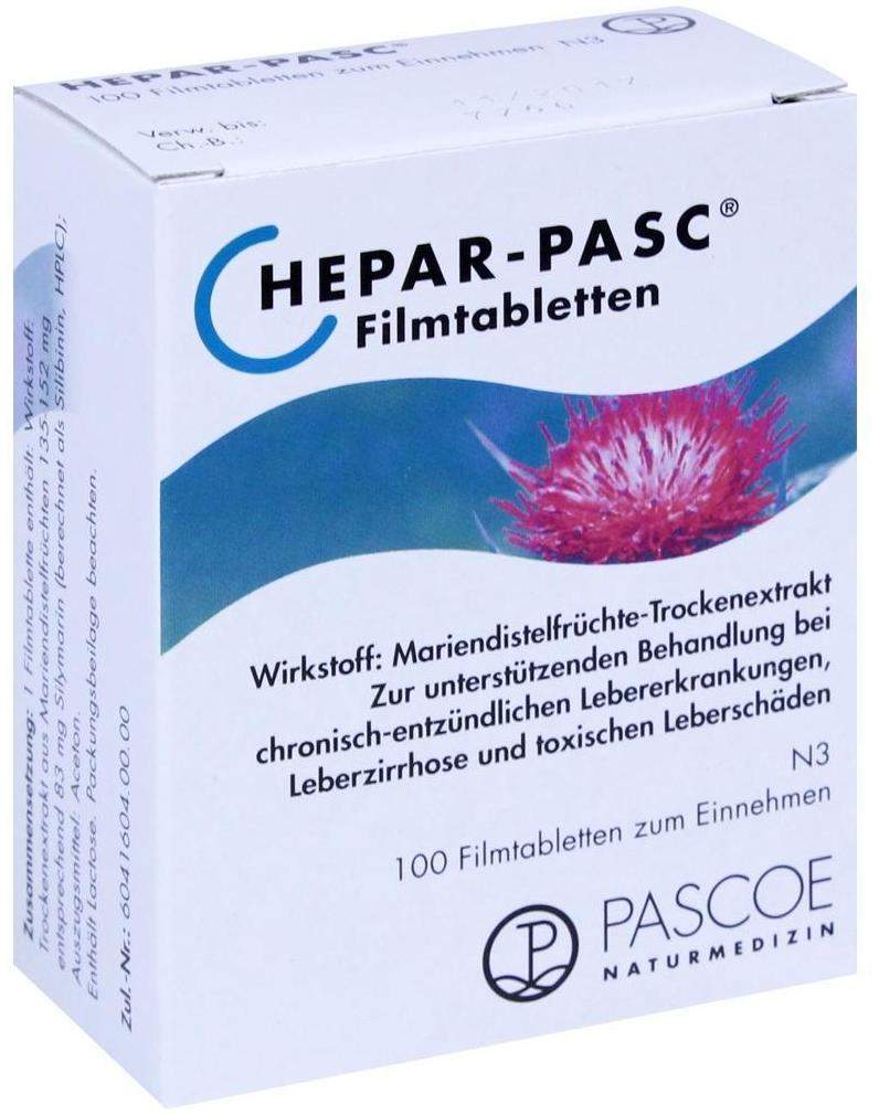 Hepar Pasc 100 Filmtabletten kaufen | Volksversand Versandapotheke