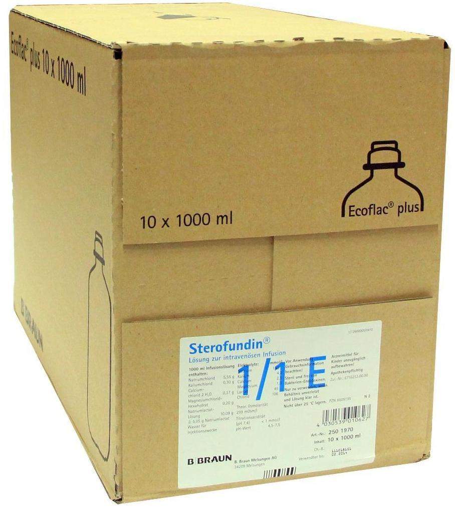 Sterofundin Ecoflac Plus 10 X 1000 ml Infusionslösung kaufen | Volksversand Versandapotheke