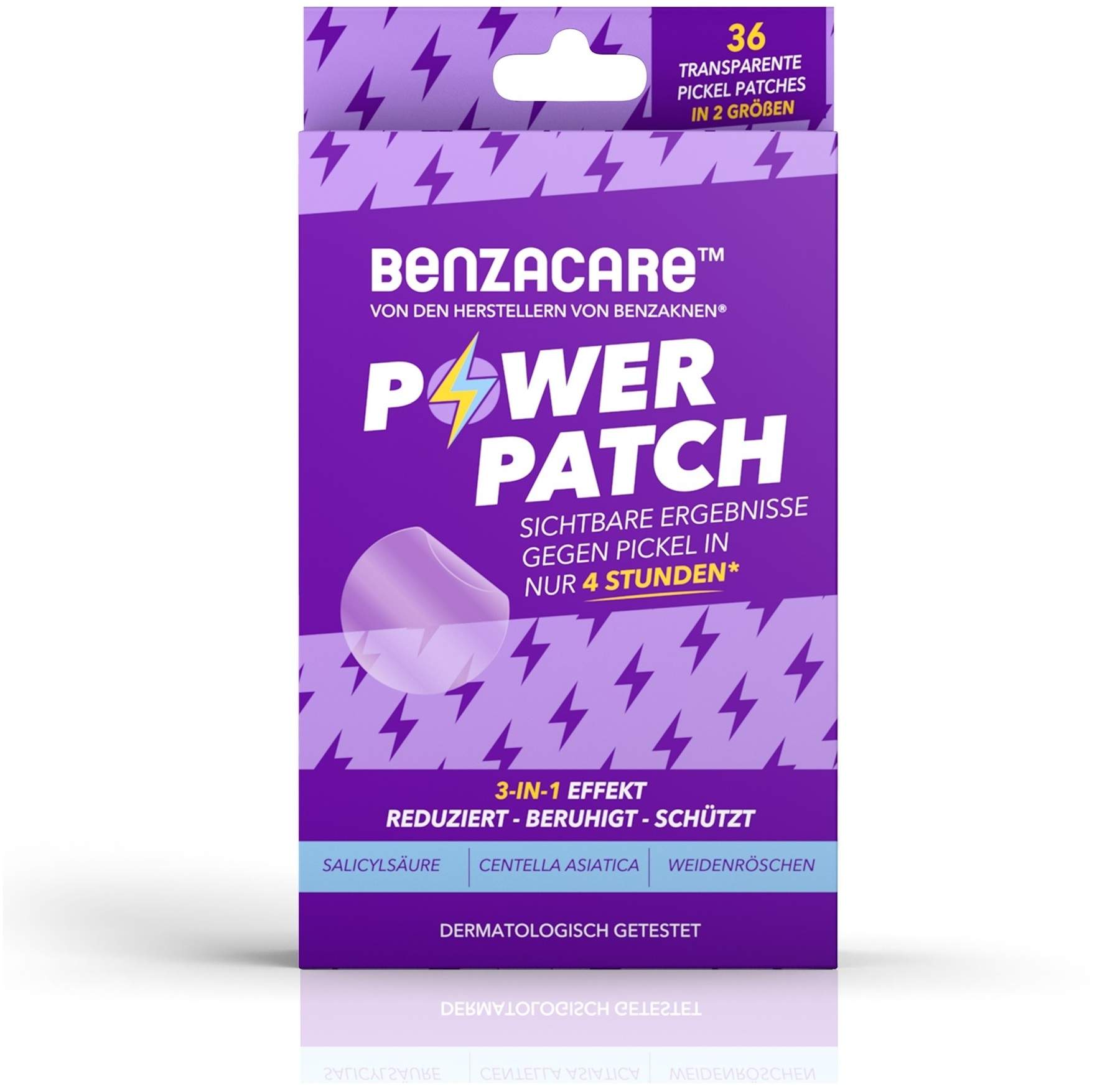 Benzacare Power Patch gegen Pickel 36 Pflaster kaufen | Volksversand ...