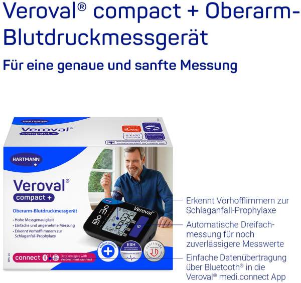Veroval Compact Plus Oberarm - Blutdruckmessgerät kaufen | Volksversand ...
