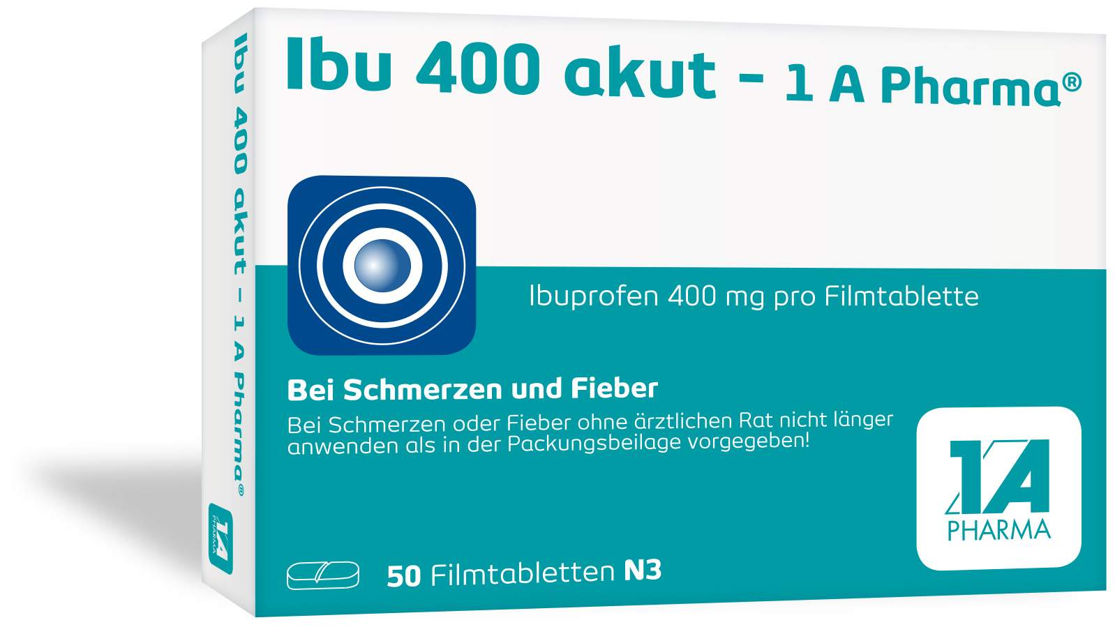Ibu 400 akut 1A Pharma 50 Filmtabletten kaufen | Volksversand ...