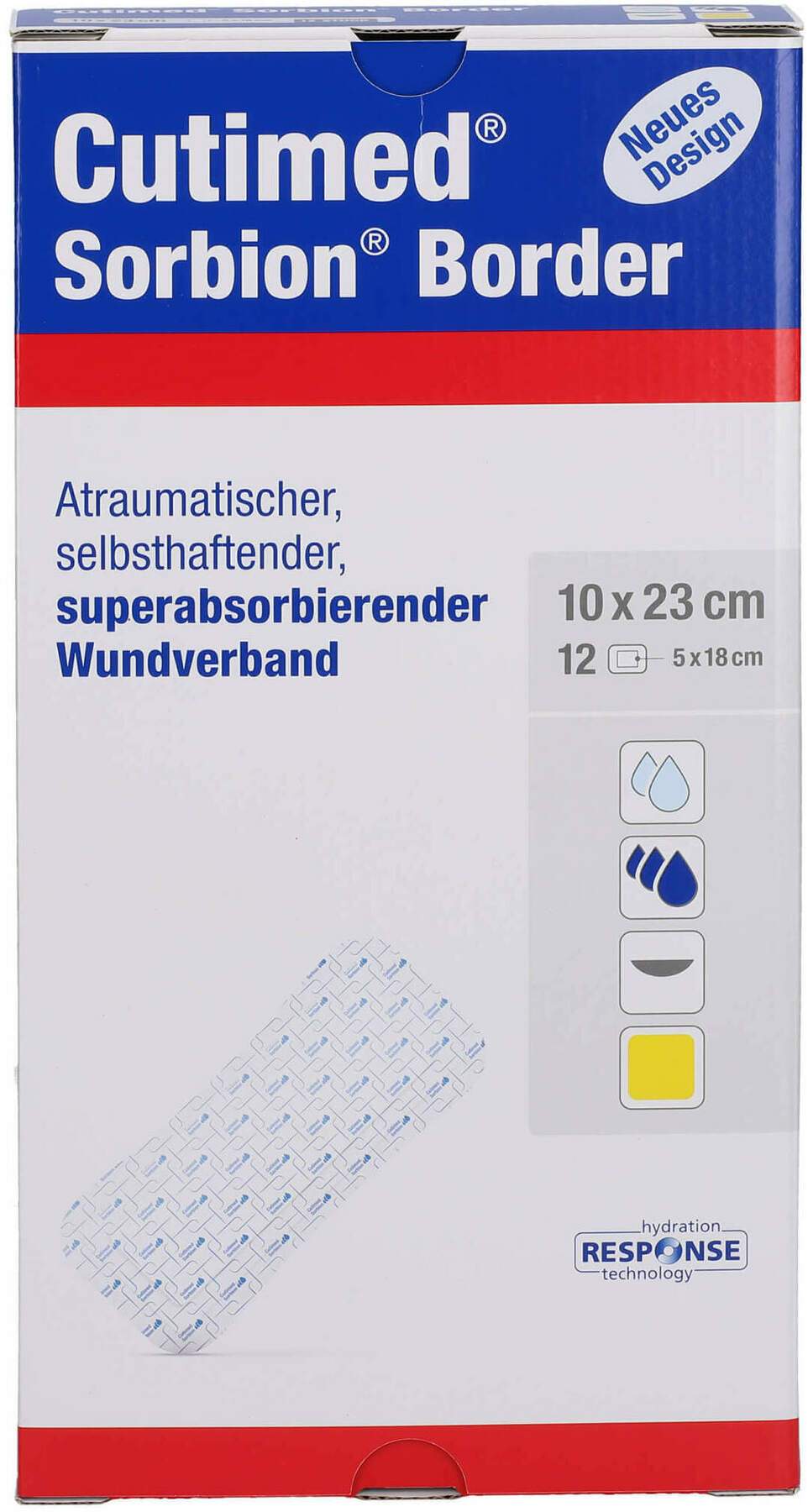 CUTIMED Sorbion Border Wundauflage 10x23 cm steril kaufen ...