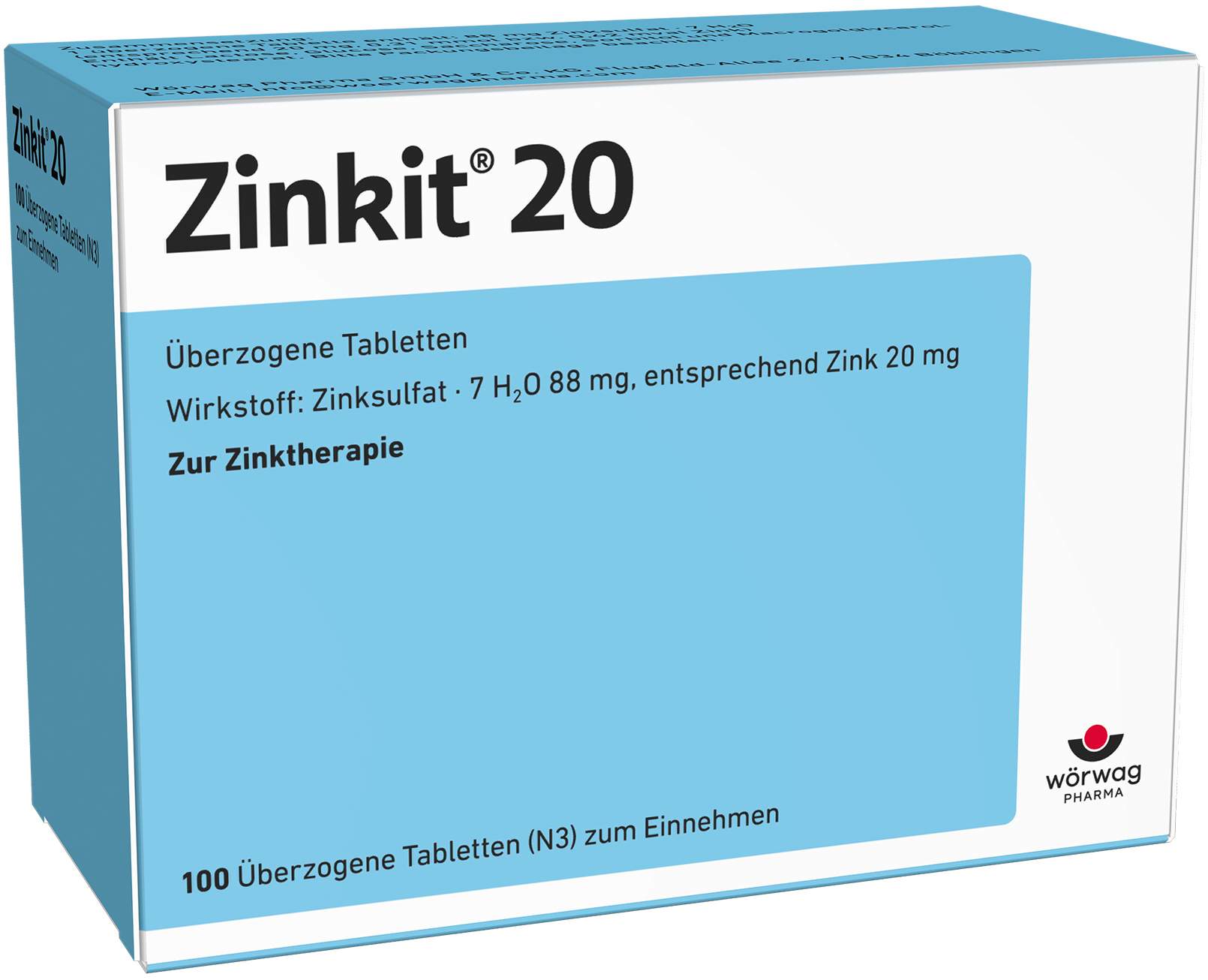 Zinkit 20 100 Überzogene Tabletten kaufen | Volksversand Versandapotheke