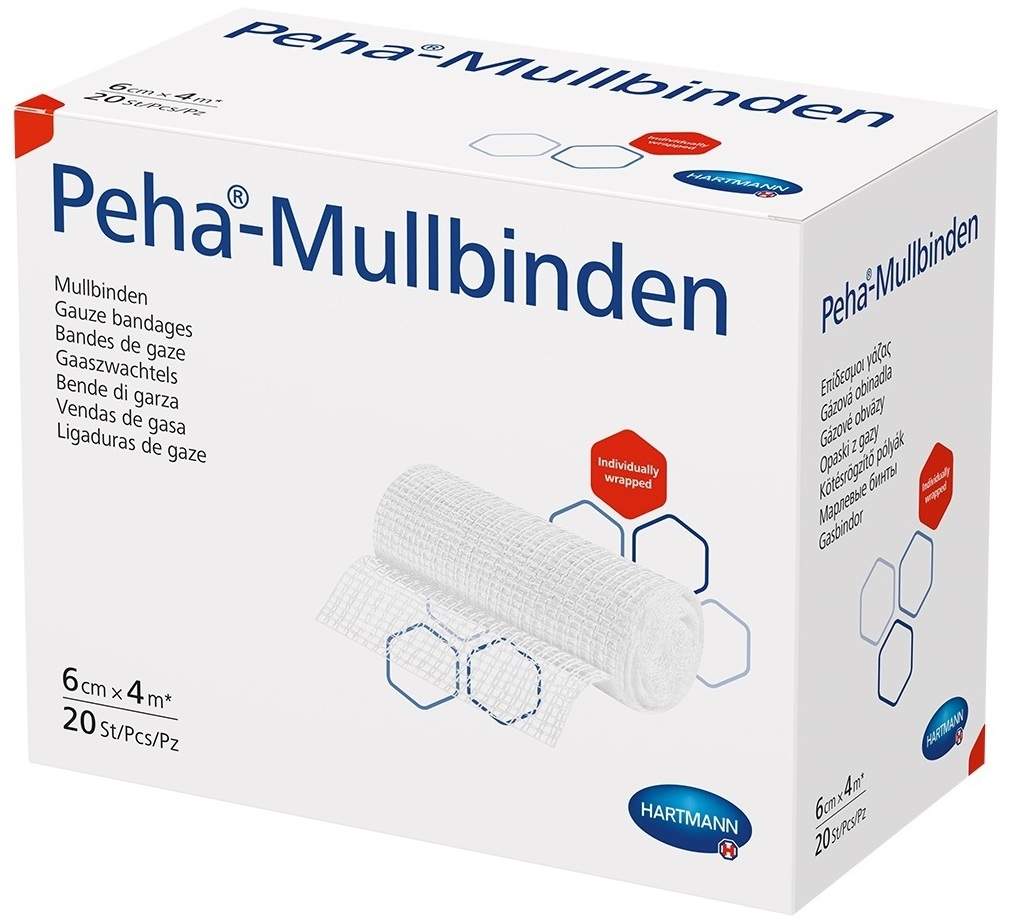 Peha Mullbinde 6 cm X 4 M 1 Binde kaufen | Volksversand Versandapotheke