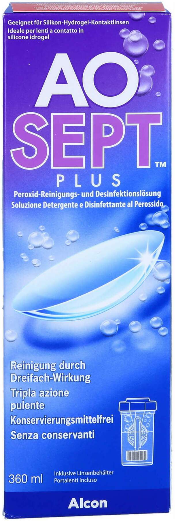 Aosept Plus Lösung 360 ml kaufen | Volksversand Versandapotheke